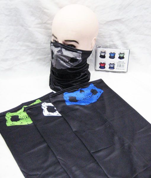 48 Pieces Skull Face Mask Gaiters Face Mask Neck Gaiters Face Cover ...
