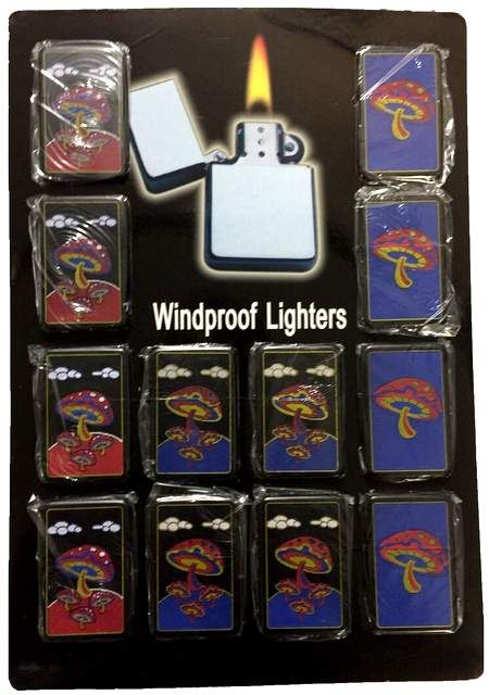 24 Pieces Mushroom Refillable Lighter No Fuel - Lighters - at ...