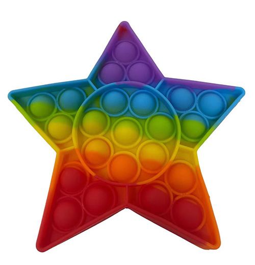 24 Pieces Star Push Pop Bubble Toys - Fidget Spinners - at ...