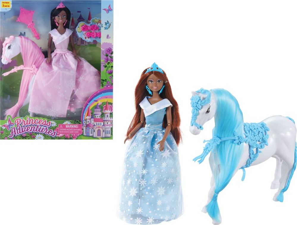 Bulk Princess Doll With Horse Play Set - Wholesale Sock Deals