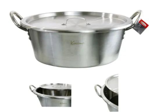 5 Pieces Stainless Steel Cazo With Lid 53x18cm - Pots & Pans - at ...