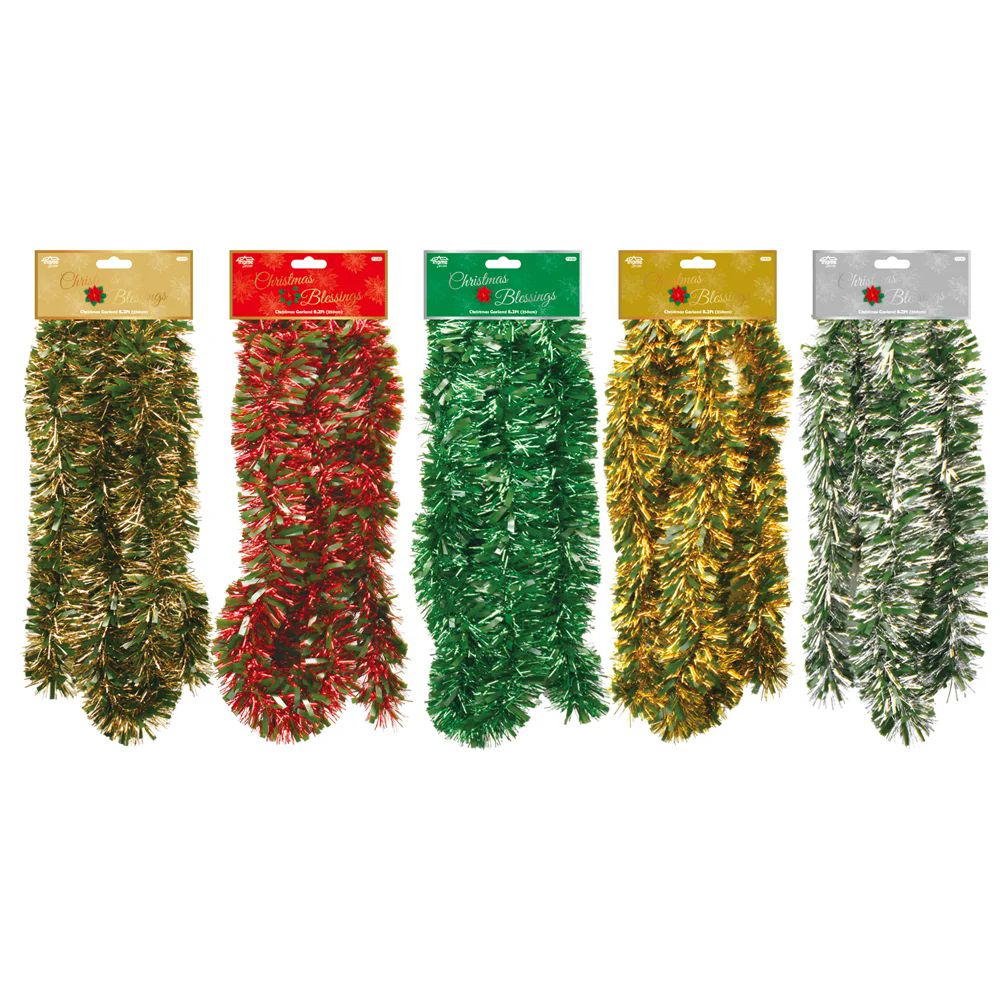 72 Pieces Christmas Garland TwO-Tone - Christmas Decorations - at ...