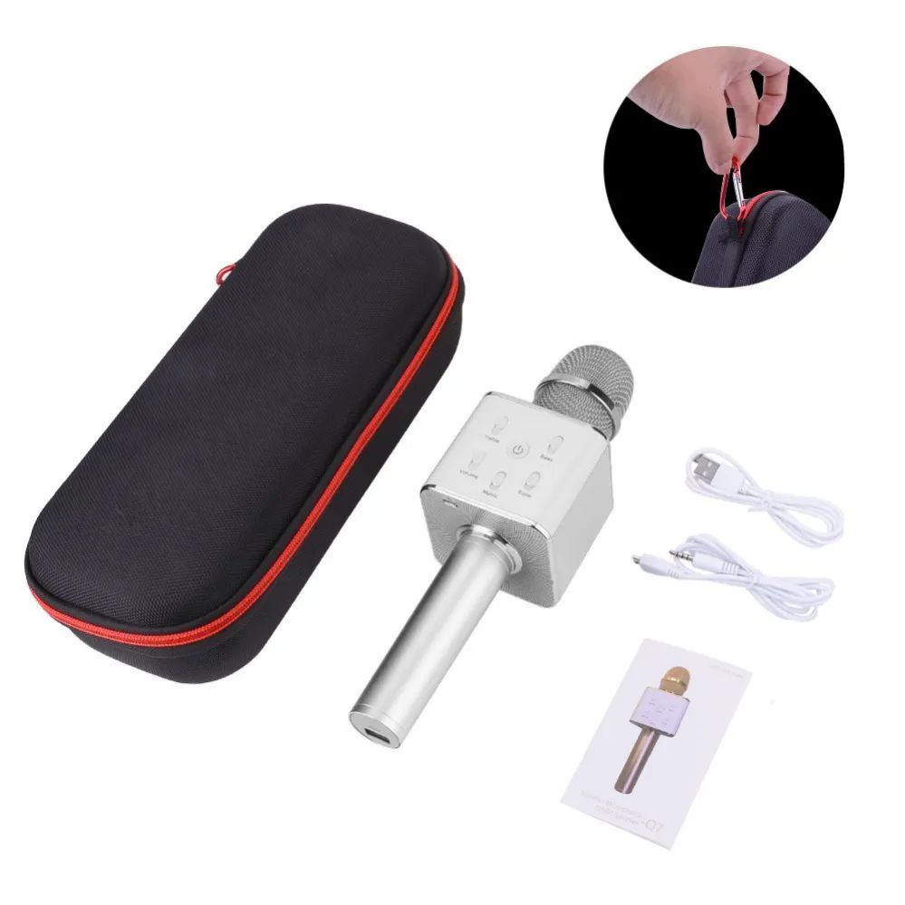 12 Pieces Karaoke Microphone Portable Handheld Bluetooth Speaker Ktv In ...