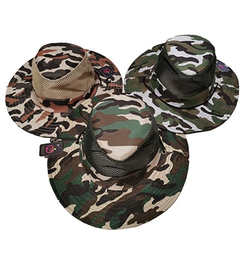 72 Pieces Army Camo Hat Assorted Colors - Bucket Hats - at ...