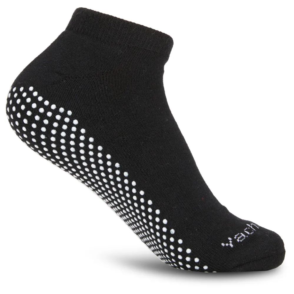 Yacht & Smith Black Rubber Grip Bottom Cotton Yoga, Trampoline Sock ...