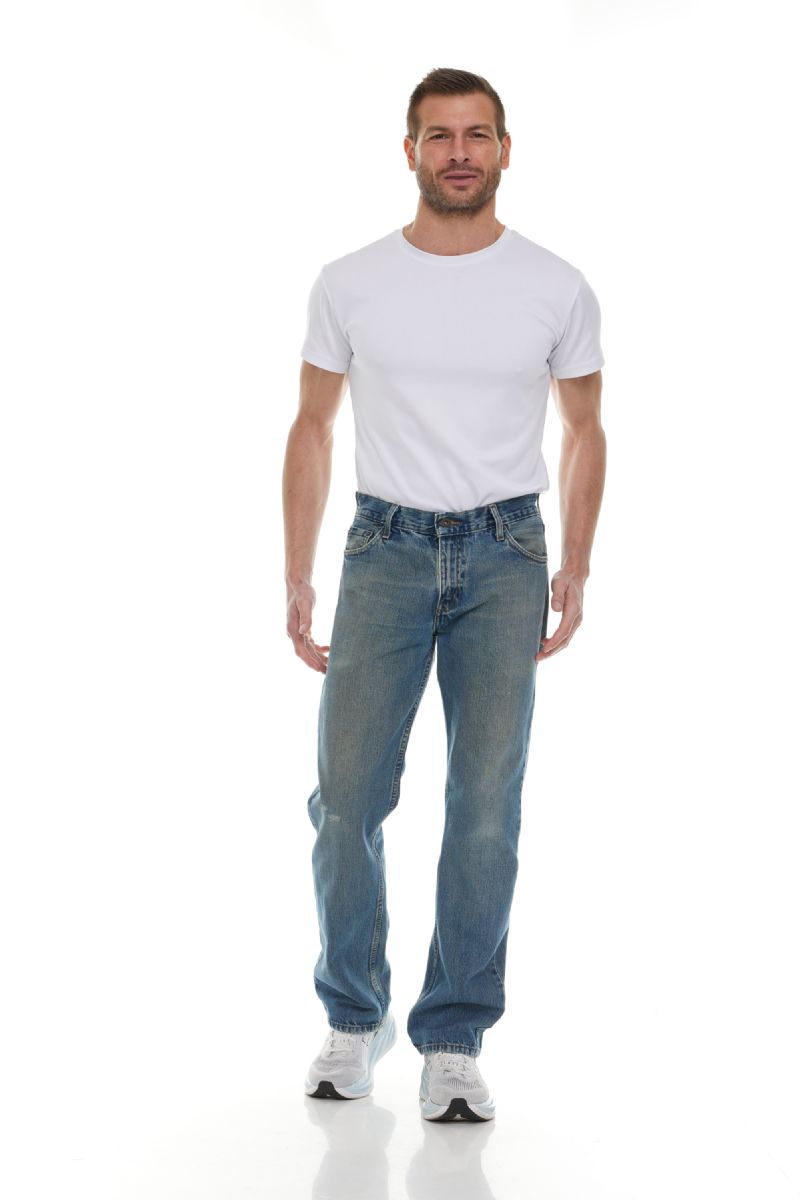 48 Wholesale Mens Classic Fit Original Denim Jeans - WSD