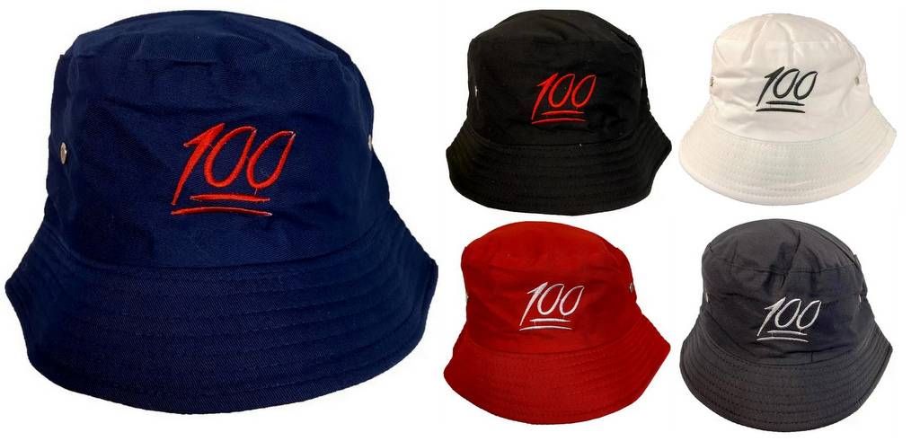 24 Pieces Solid Bucket Hat 100 - Bucket Hats - at - alltimetrading.com