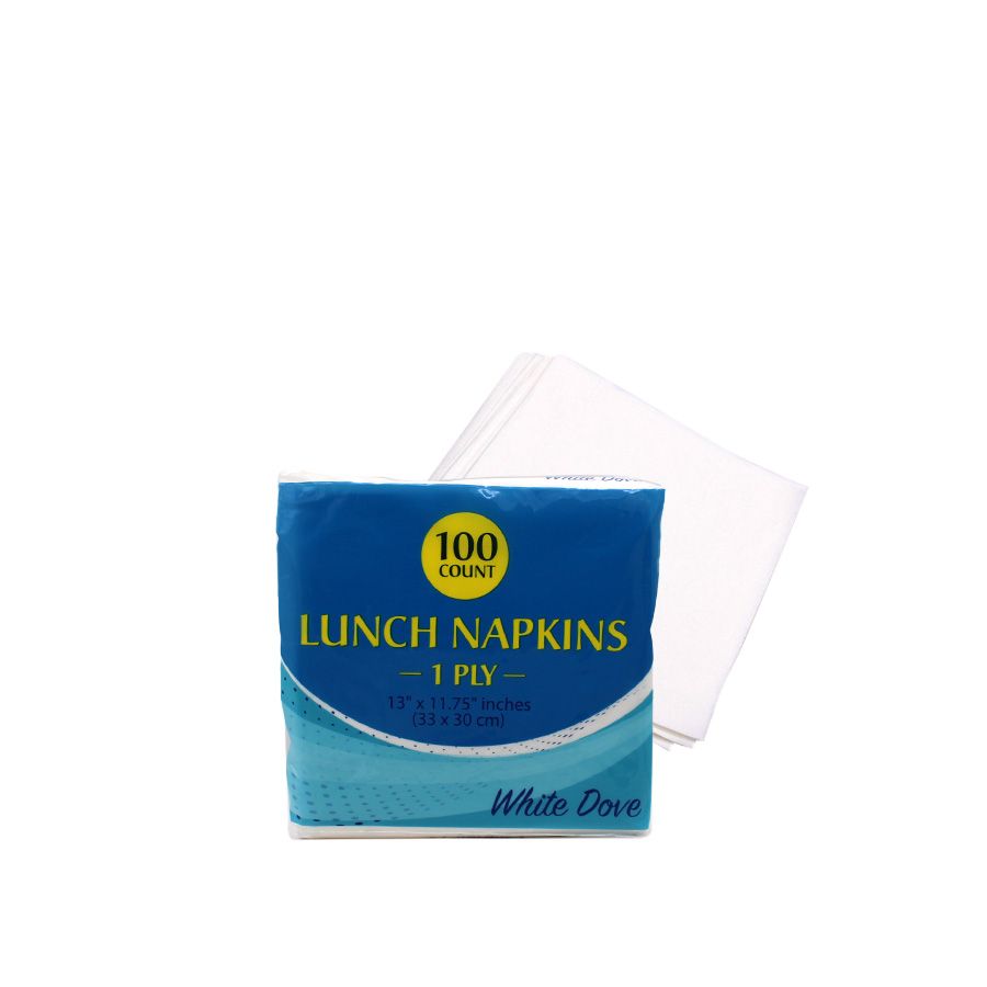 30 pieces White Dove Lunch Napkin 100 Ct 2 Ply - Tissue Paper - at ...
