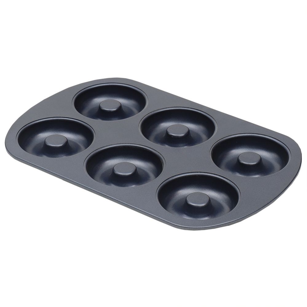 12 pieces Michael Graves Design NoN-Stick 6 Cup Carbon Steel Donut Pan ...