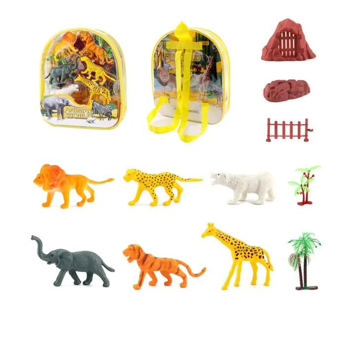 12 Pieces 5 Inch Pvc Animal In A Bag - Animal & Reptiles - at ...