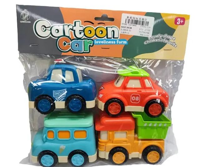 18 Sets 4 Piece Cartoon Car - Car, Planes, Trains & Bikes - at ...