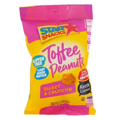 18 Wholesale Nuts Toffee Peanuts 4.5oz - WSD