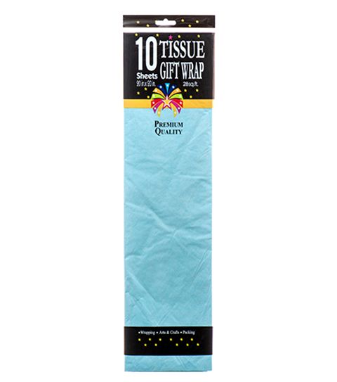 72 Pieces 10 BABY BLUE TISSUE WRAP - Tissue Paper - at - alltimetrading.com