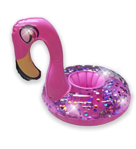 Wholesale Glitter Flamingo Drink Float 2-Pack - WSD