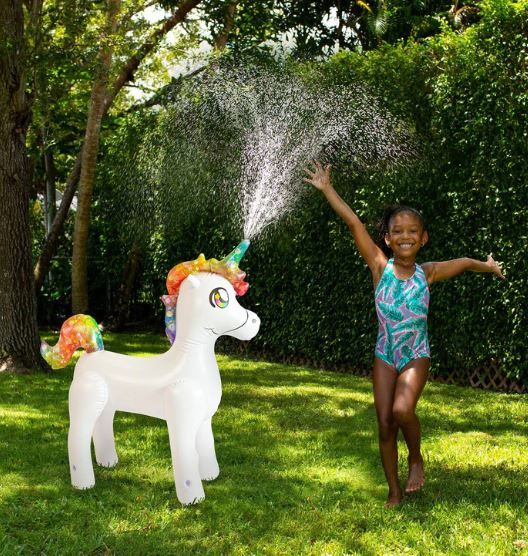 Unicorn Sprinkler 3' Tall - Inflatables - at - alltimetrading.com