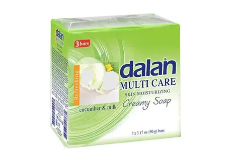 72 Wholesale Dalan Bar Soap 3 Pack 90g Fresh Cucumber - WSD