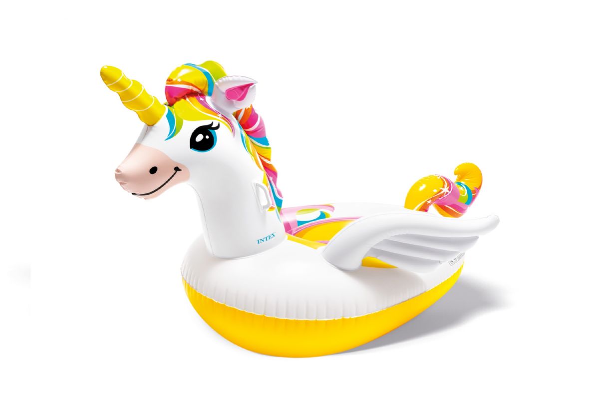 4 Pieces Inflatable Ride On Unicorn - 79" X 55" X 38" - Inflatables ...