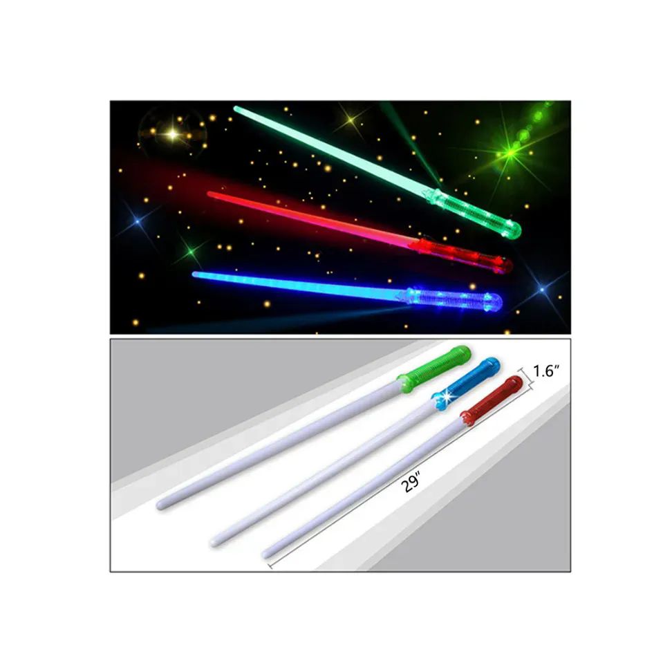 36 Pieces Light Up Long Stick With Light - Light Up Toys - at ...