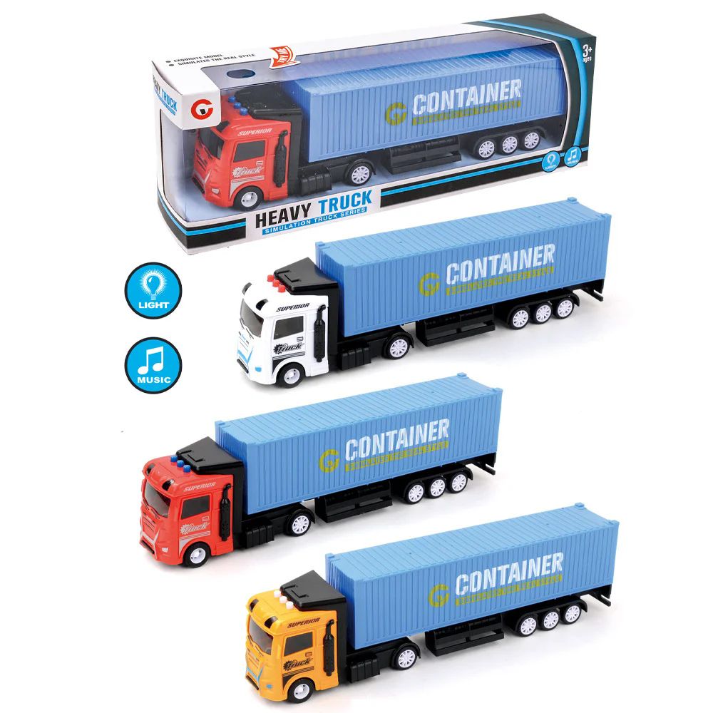 12 Pieces Heavy Truck Container - Car, Planes, Trains & Bikes - at ...