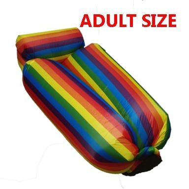 12 pieces Air Lounge Rainbow - Inflatables - at - alltimetrading.com