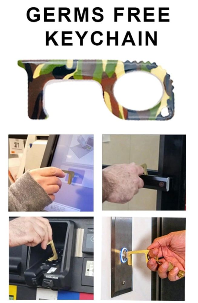 36 pieces Germs Free Camouflage Keychain - Key Chains - at ...