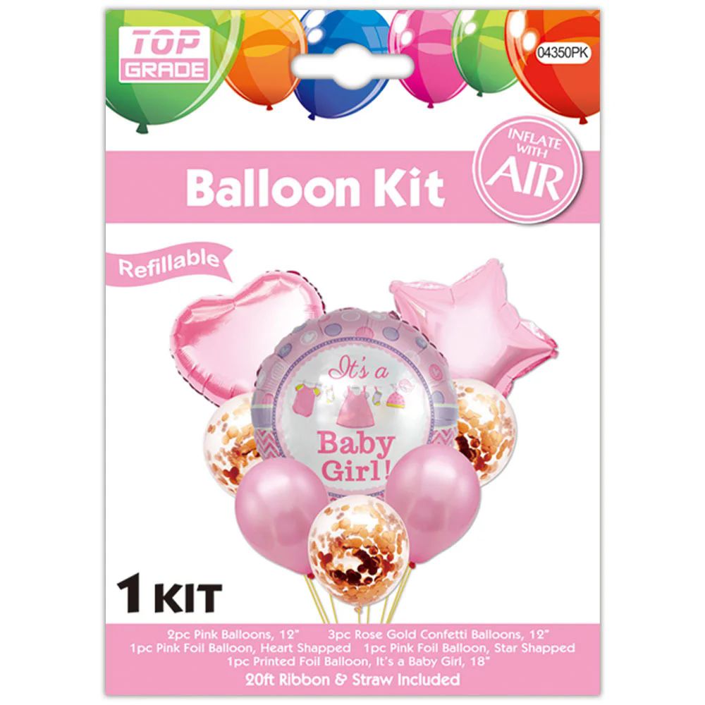 24 Wholesale 8pc Balloon It's A Girl - WSD