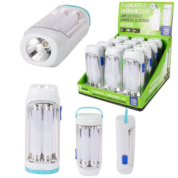 48 pieces EZ-Tech LED dual mode Flashlight & Lantern - Flash Lights ...