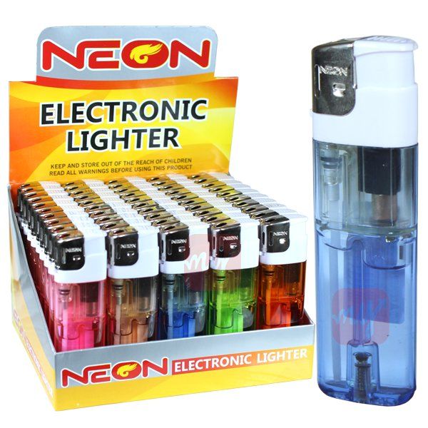 500 pieces Neon Electronic Lighter 5 Transparent Color - Lighters - at ...