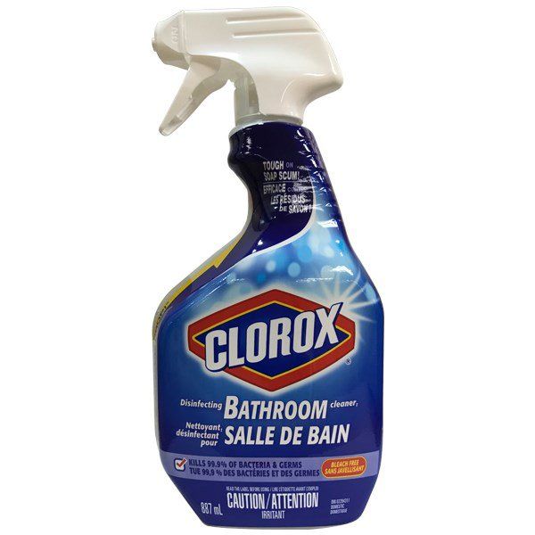 9 pieces Clorox Clean-Up Spray 30oz (887ml) Bathroom Cleaner Blue ...