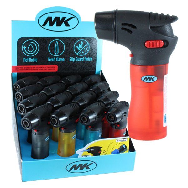 96 pieces MK Torch Lighter 3.25in Assorted Colors - Lighters - at ...