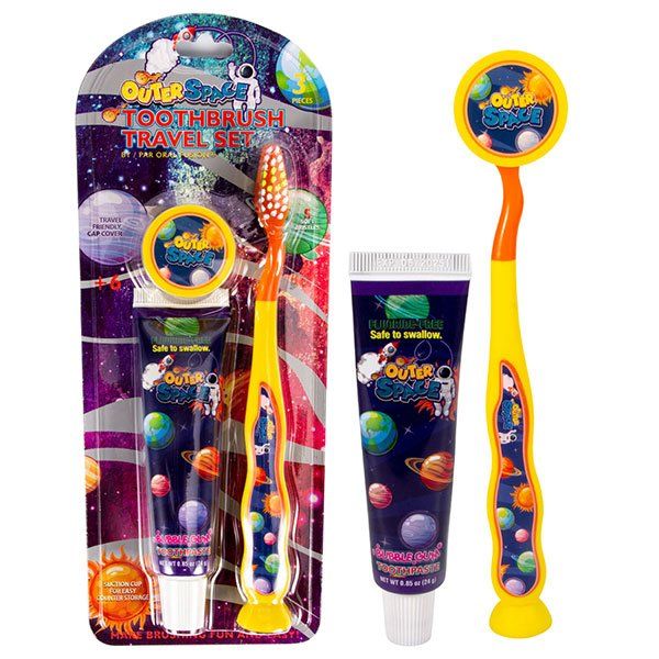 48 pieces Oral Fusion Kids Travel Set 3PK Outer Space - Toothbrushes ...
