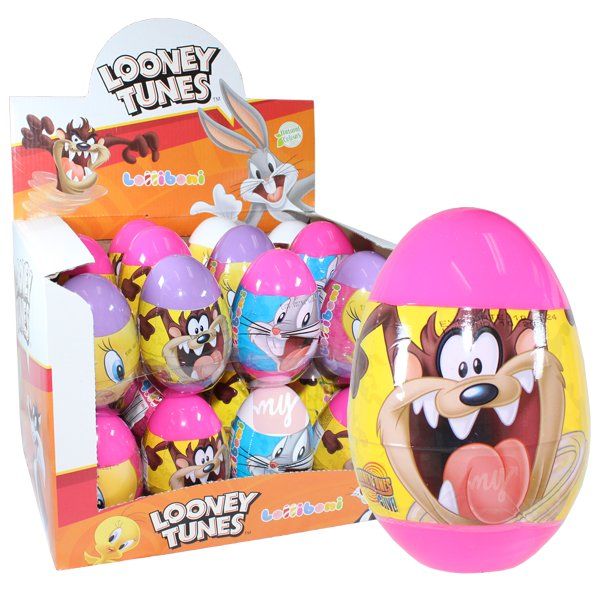 192 pieces Surprise Egg Lolliboni Big Looney Tunes Small - Food ...