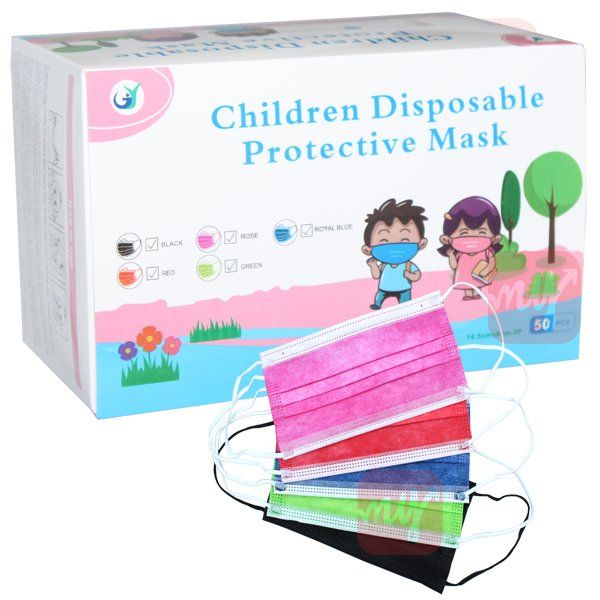 3000 Wholesale JiaYang Kids Face Mask Disposable Assorted Colors JY22-2 ...