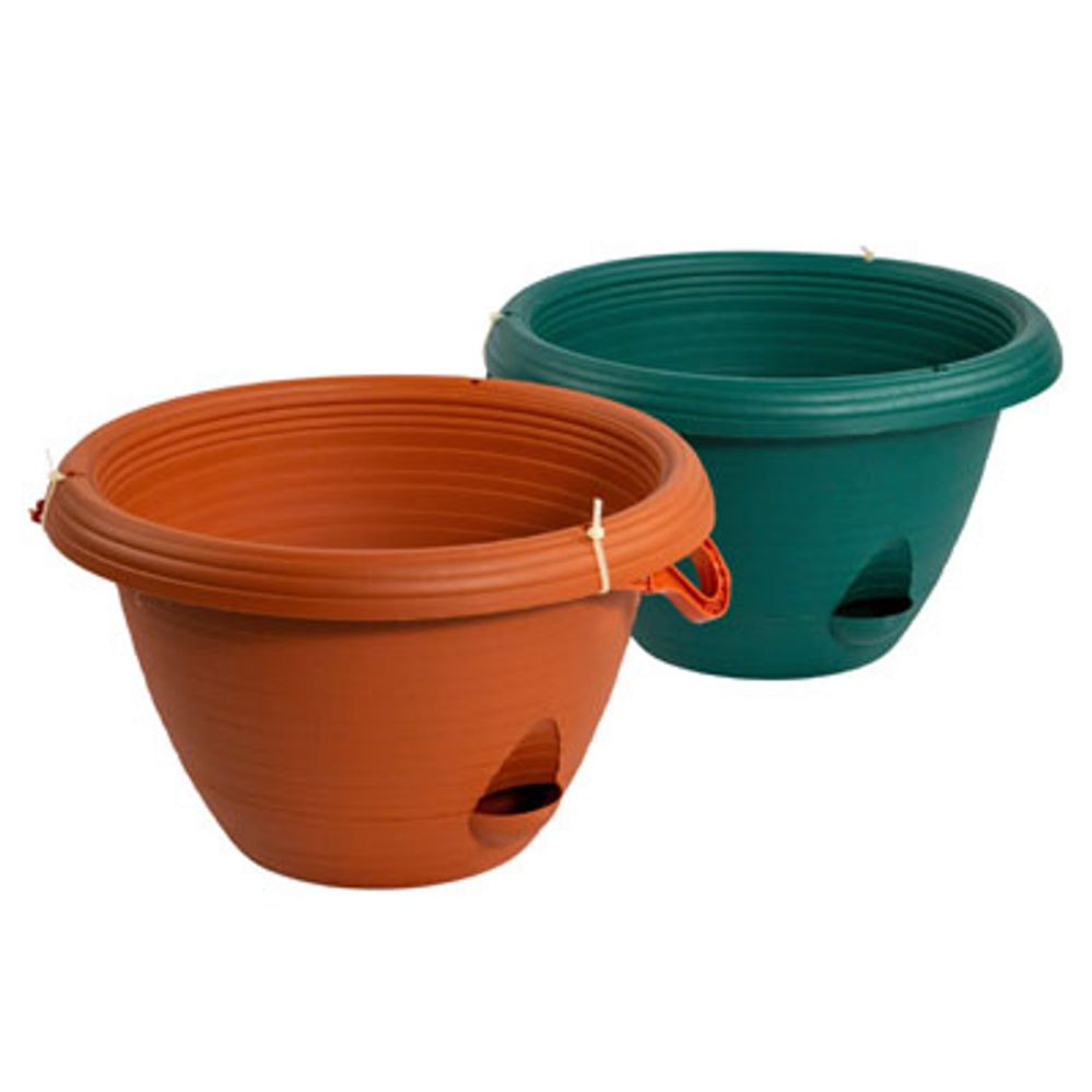12 Pieces Planter Hanging Self Watering 2 Colors Terra Cotta ...