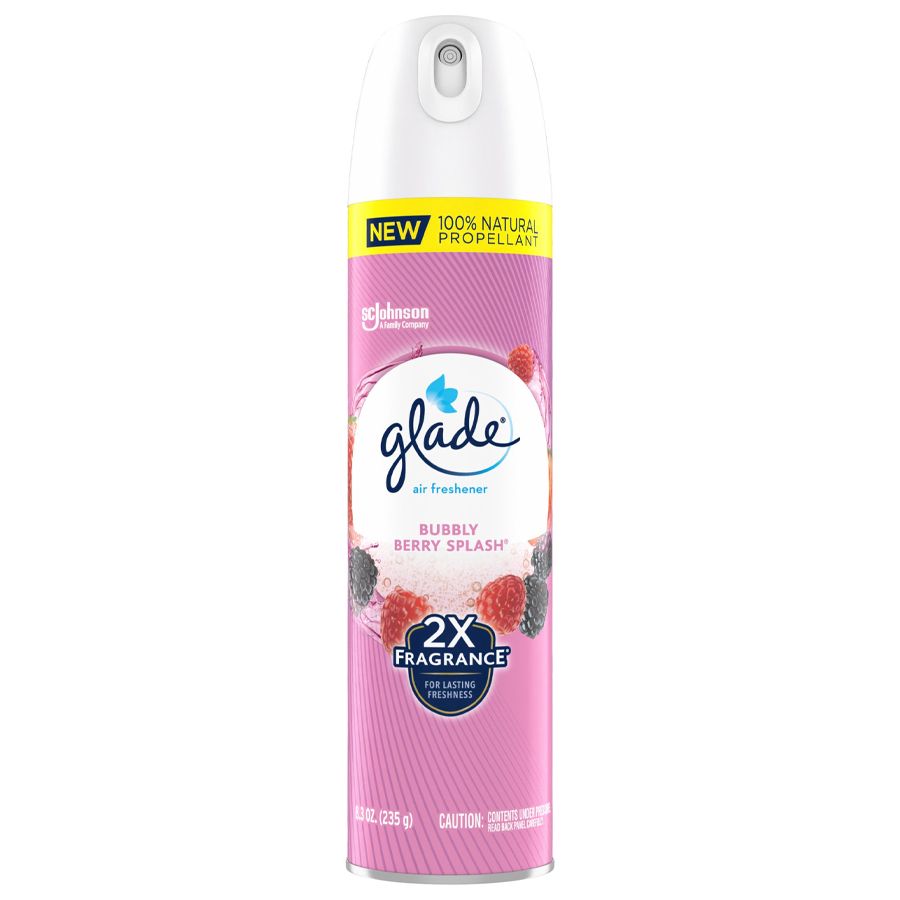 6 pieces Glade Air Freshener Spray 8.3 Oz Bubbly Berry Splash - Air ...