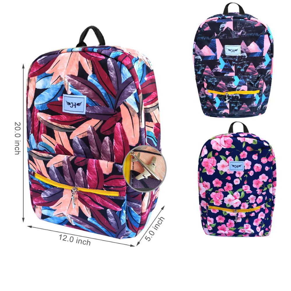 24 Pieces Backpack - Mix 3 Style 20"x12"x5" - Backpacks 18" or Larger ...