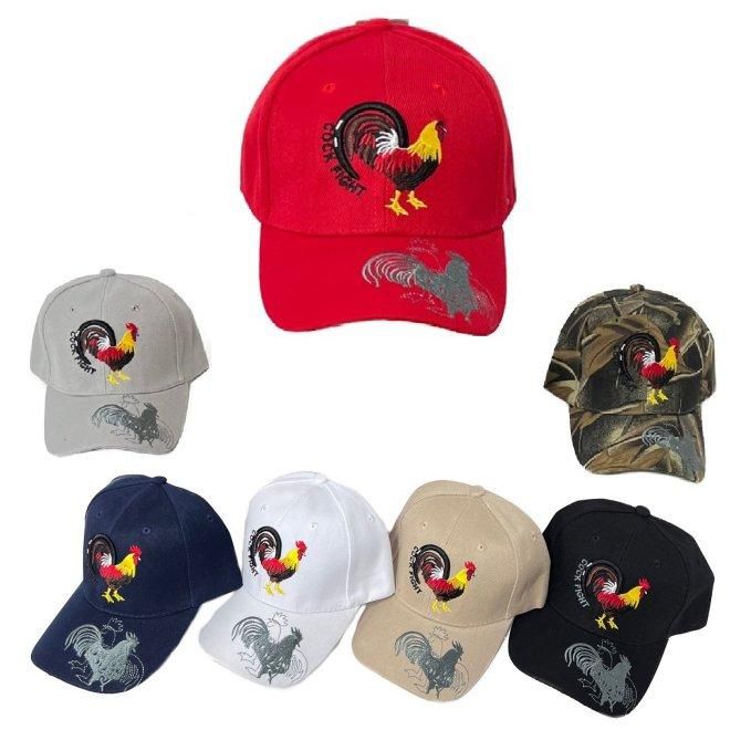 24 Wholesale Chicken Fight Hat - WSD