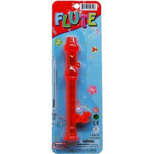 48 Wholesale 6.5" Musical Flute Recorder Toy Set On Blister Card - WSD