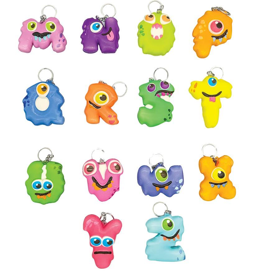 26 Pieces Squishy Alpha Monsters Backpack Buddies - Toy Sets - at ...