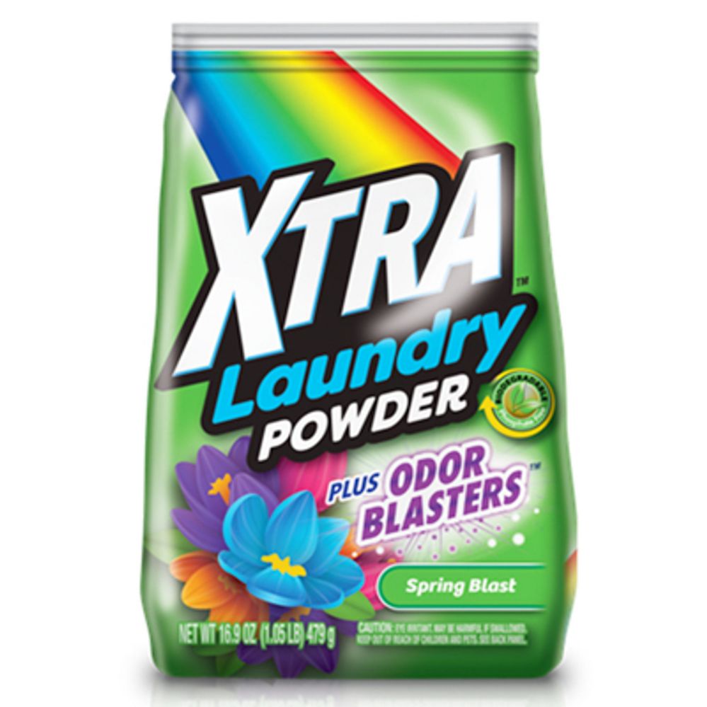 Laundry Detergent 16.9oz Powder Plus Odor Blaster Spring Blast Xtra - SB