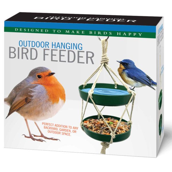 6 pieces Macrame 2-IN-1 Hanging Bird Feeder And Waterer - Garden Decor ...