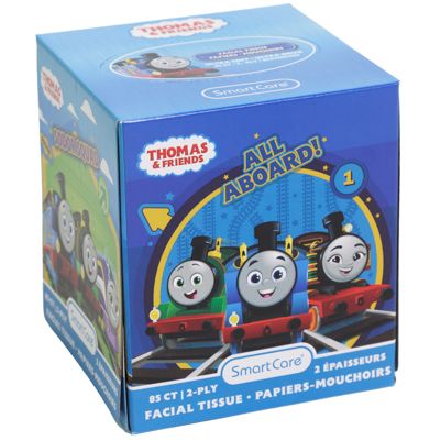 24 pieces Facial Tissue 85ct Thomas Train2ply White Boxed#00721-24 ...