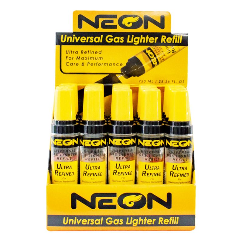 20 Wholesale 18ml Neon Butane Gas Refill Pdq - WSD