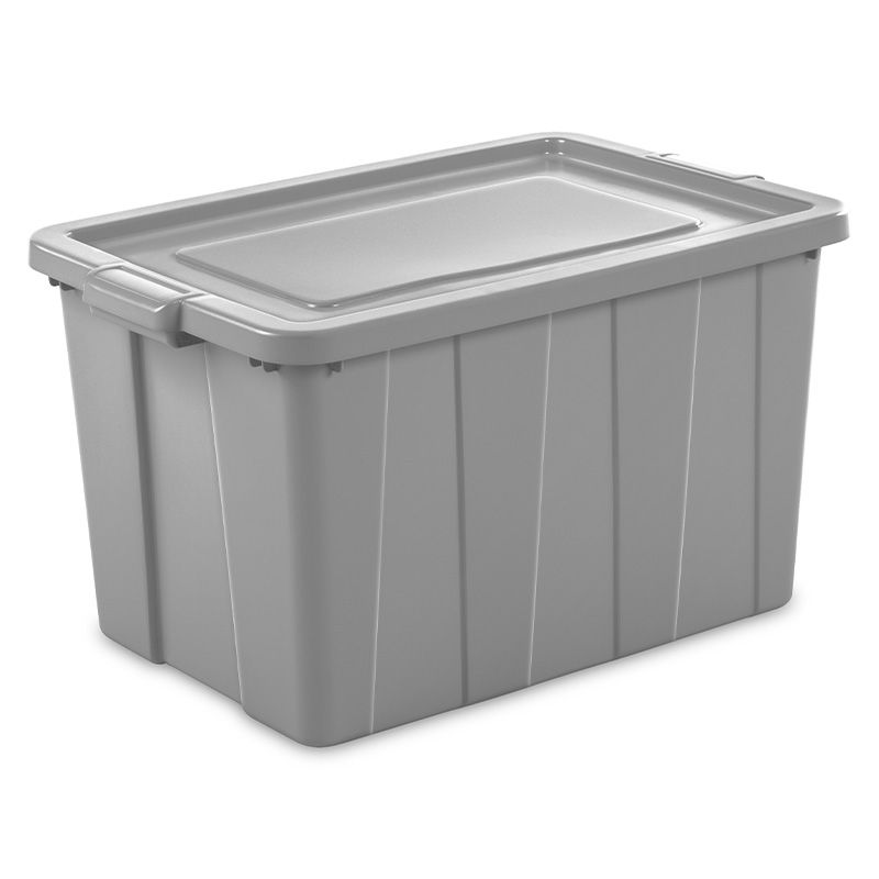 4 Wholesale 30 Gal Tuff Tote Cement Grey - WSD
