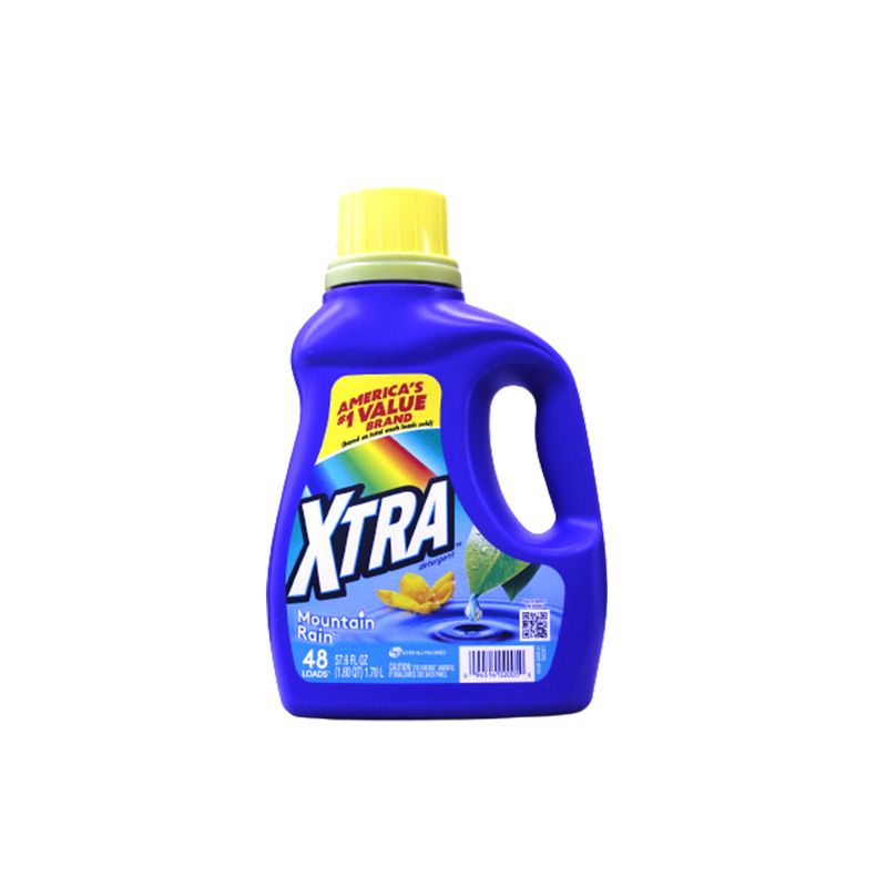 6 pieces 57.oz Xtra Laundry Liq Mountain Rain - Laundry Detergent - at ...