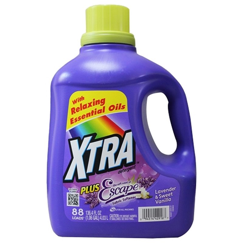 40 Pieces 136.oz Xtra Liq Plus Scent Of Escape - Laundry Detergent - at ...