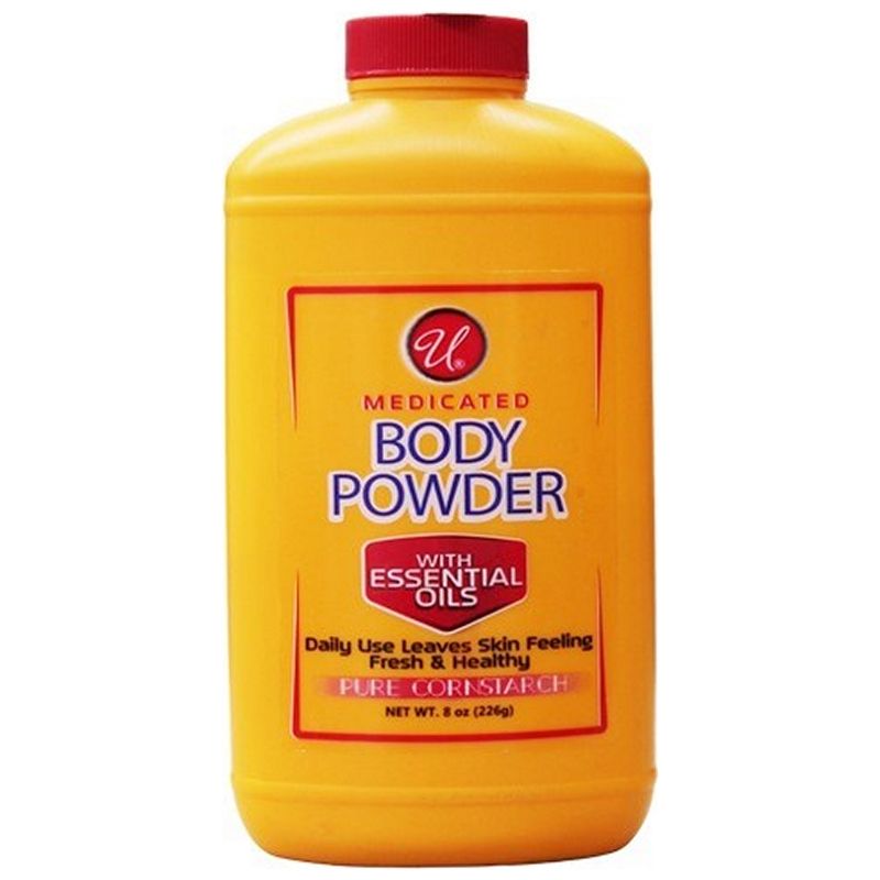 8oz Medicated Cornstarch Body Powder - SB