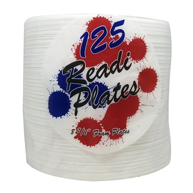 8 pieces 125ct 7/" Ready Foam Plates - Disposable Plates & Bowls - at ...
