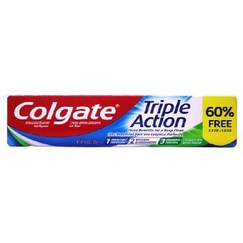 24 Pieces 2.5oz +1.50 Colgate T/p Triple Action - Toothbrushes and ...