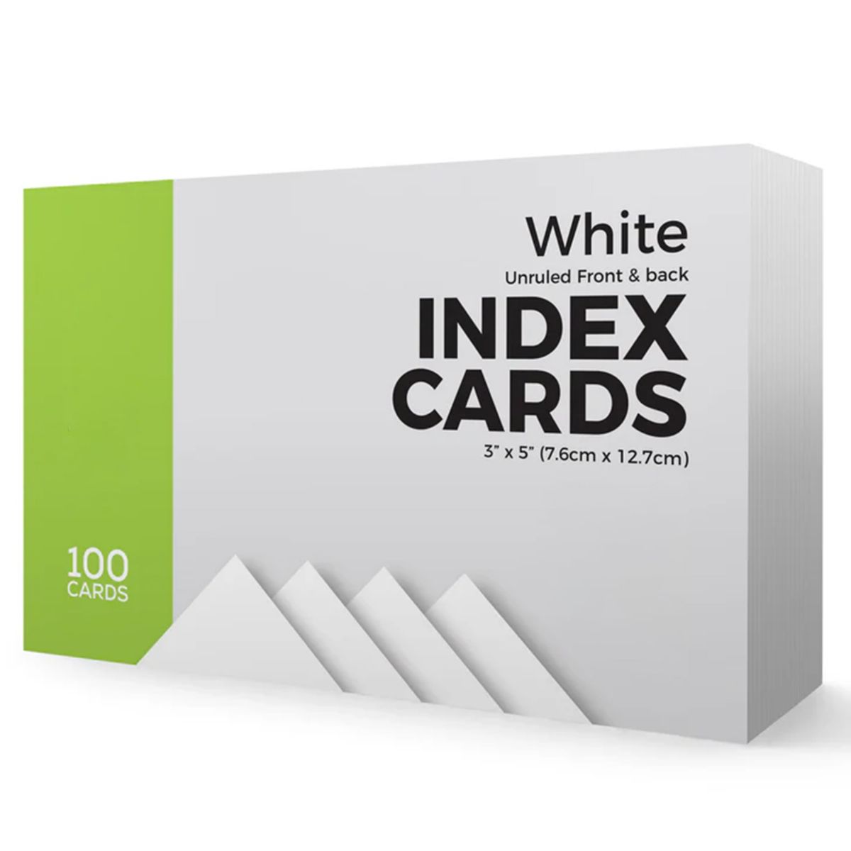 40 Pieces 100 Ct. 3 X 5, Index Cards Unruled, White - Dividers & Index ...
